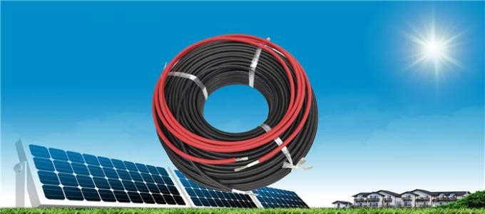 Red Single Core 1kV 4mm HV Power Cable For Solar PV Panel